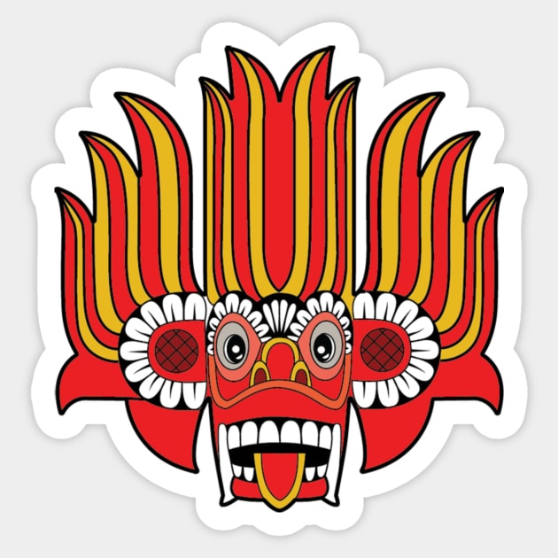 Sri Lankan Devil - Devil - Sticker | TeePublic